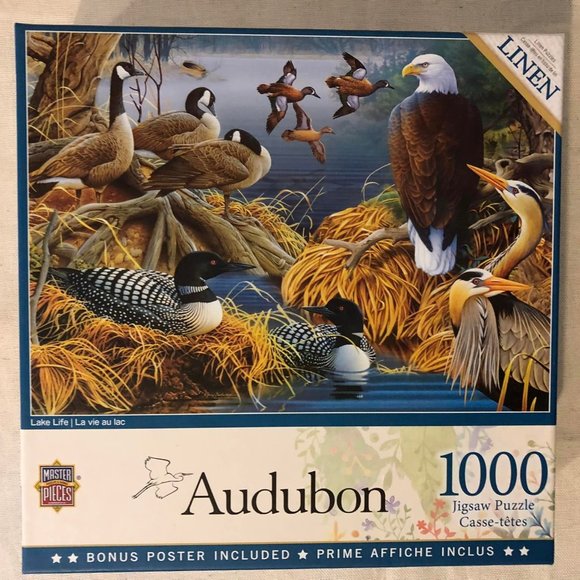 Audubon | Games | Nib Audubon Eagleduckgeese 00 Pc Puzzle | Poshmark